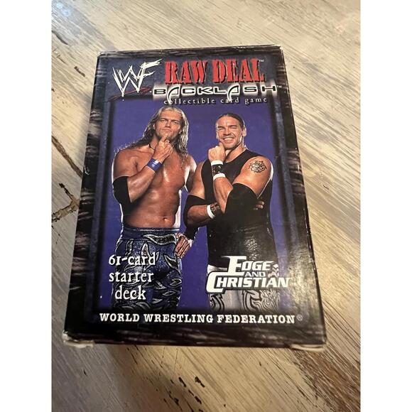 Other | Wwf Raw Deal Backlash Starter Deck Christian Edge 201 Pack ...